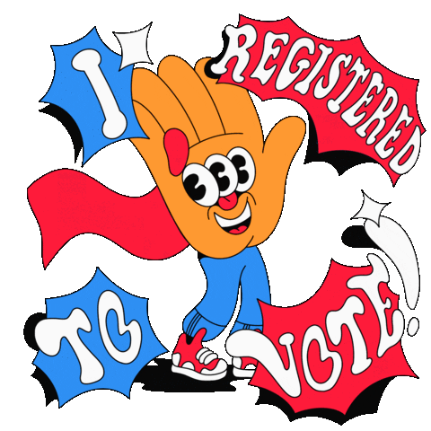 Voting 2020 Election Sticker by INTO ACTION for iOS & Android | GIPHY