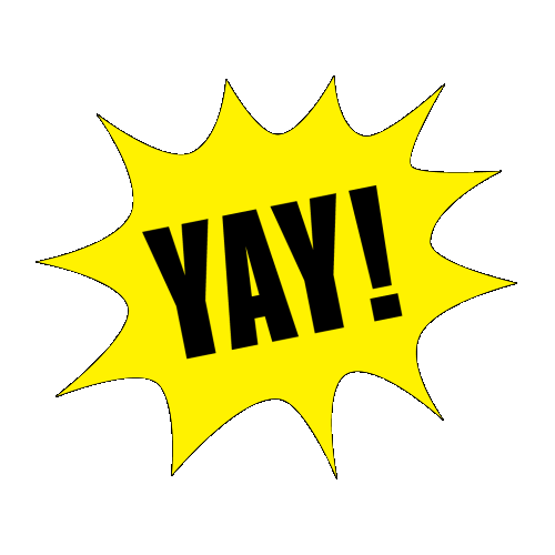 Yay Sticker by The Aquabats! for iOS & Android | GIPHY