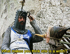 Monty Python Holy Grail Witch Gif