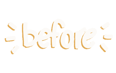 Before And After Lettering Sticker for iOS & Android | GIPHY