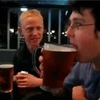 Drinking Beer Gif