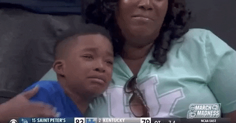 College Basketball Crying GIF by NCAA March Madness - Find & Share on GIPHY