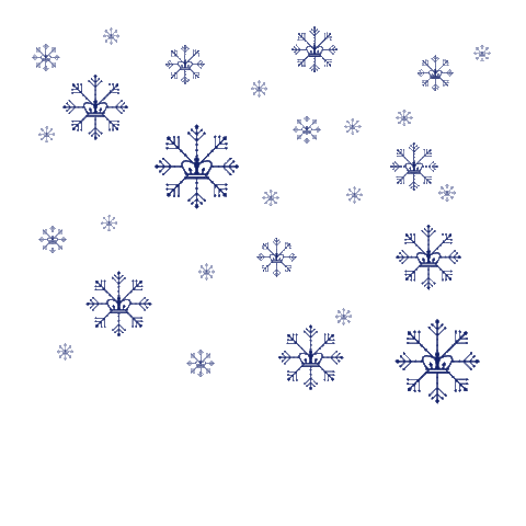 Animated Snowflakes Falling Gif
