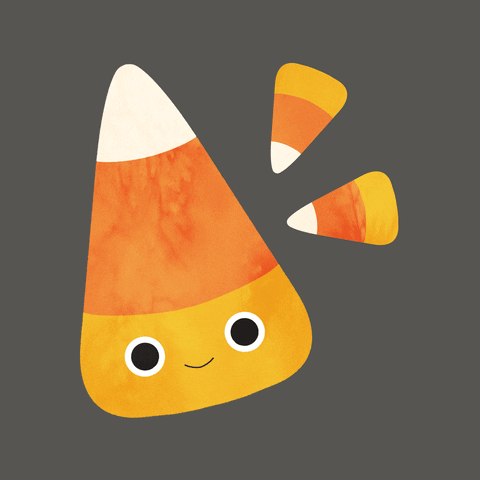 Candy Corn Halloween GIF by Perecz Annabella - Find & Share on GIPHY