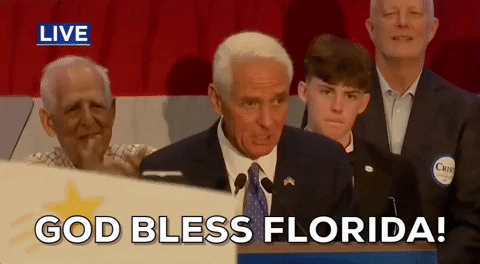 Charlie Crist Florida GIF by GIPHY News - Find & Share on GIPHY
