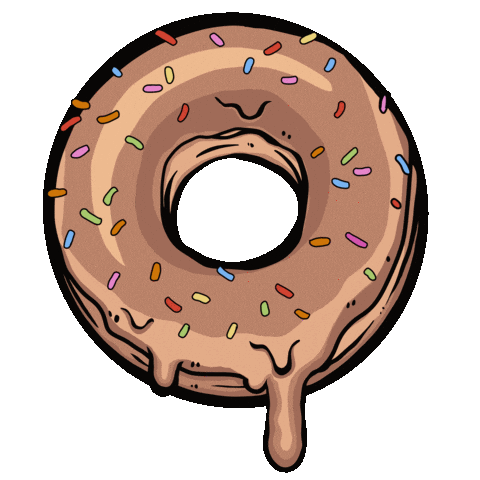 Donut Eating Sticker for iOS & Android | GIPHY