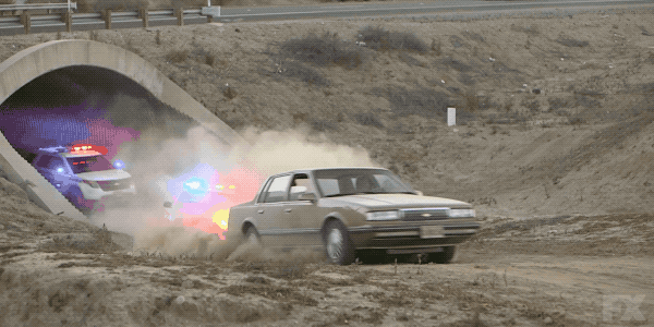 Driving Car Chase GIF by Mayans M.C. - Find & Share on GIPHY