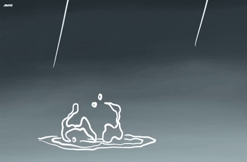 Animation Raining GIF by Moze Maaike Mertens - Find & Share on GIPHY