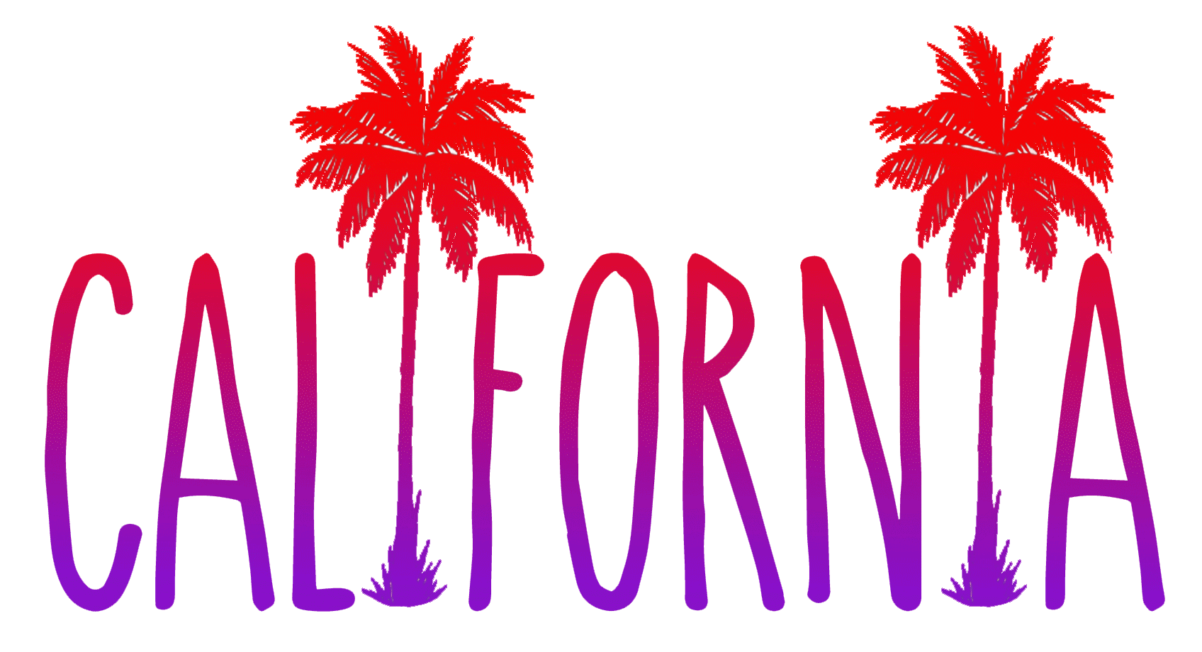 Los Angeles California Sticker by Pretty Whiskey / Alex Sautter for iOS ...