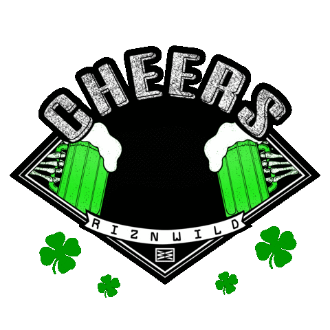 Skeleton Hands Cheers Sticker by RIZNWILD for iOS & Android | GIPHY