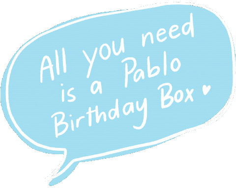 Pablo Birthday Box Sticker by Pablosaurus for iOS & Android | GIPHY