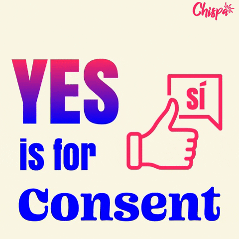 Yes is for consent GIFs on GIPHY - Be Animated