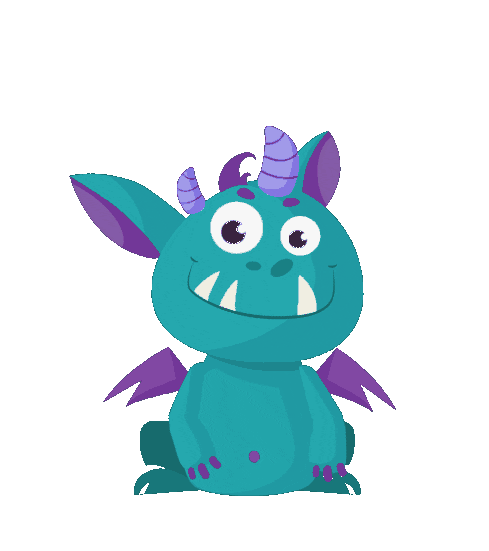 Monster Eating Sticker by EDURINO for iOS & Android | GIPHY