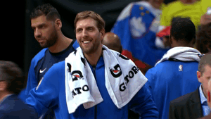 Happy Dirk Nowitzki GIF by NBA - Find & Share on GIPHY