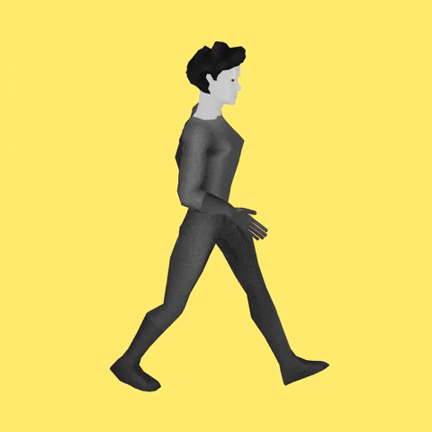 Walking Character GIF by franzimpler - Find & Share on GIPHY