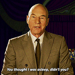 New trending GIF tagged patrick stewart asleep via… | Trending Gifs