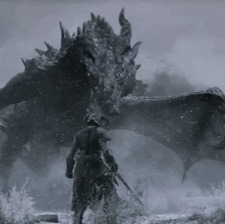 Skyrim Dragon Gif