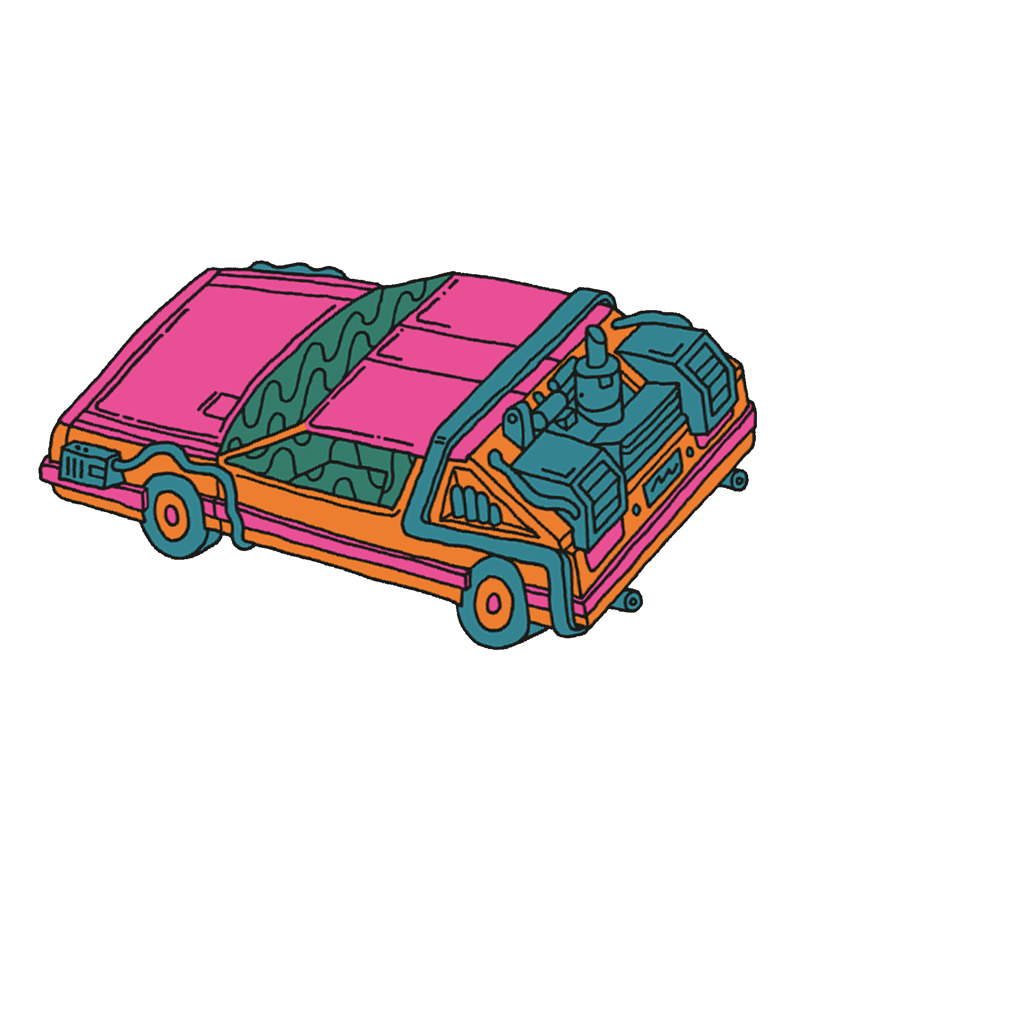 Car Sticker by Parklife for iOS & Android | GIPHY