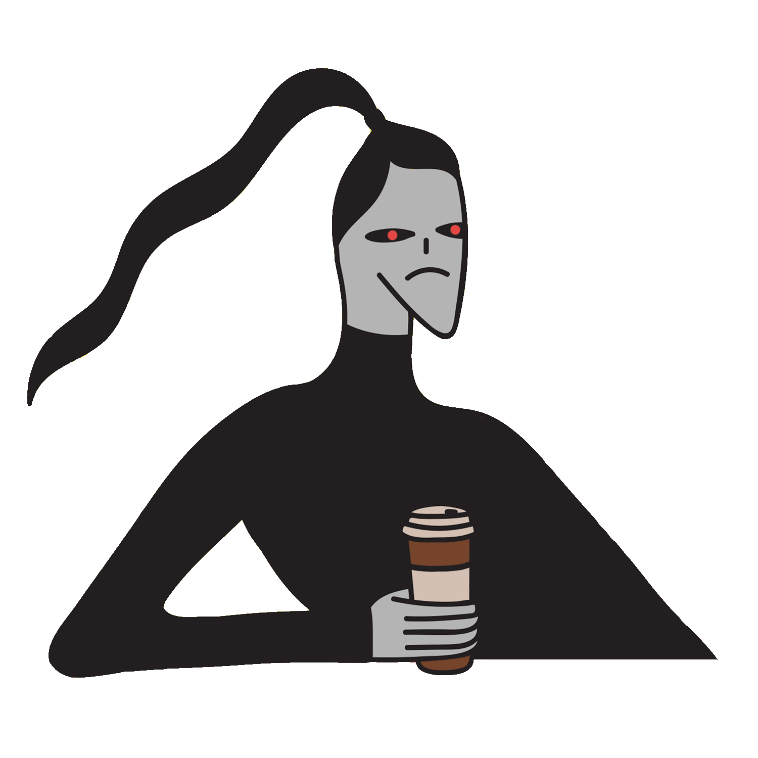 Angry Good Morning Sticker by nicole zaridze for iOS & Android | GIPHY