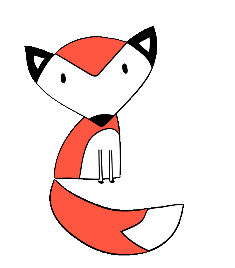 Fox Hug Sticker by Breden Kids for iOS & Android | GIPHY