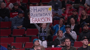 Happy Birthday Hello GIF by NBA - Find & Share on GIPHY