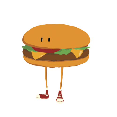 Fast Food Spinning Sticker by Eric Foster for iOS & Android | GIPHY