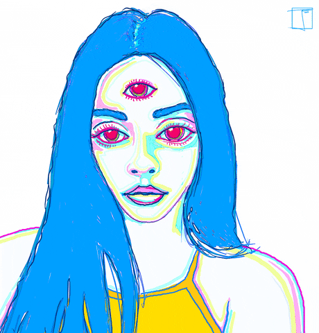 Third Eye Girl GIF by Phazed - Find & Share on GIPHY