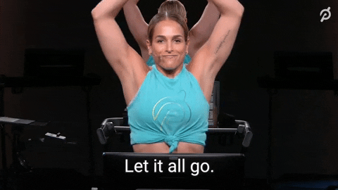 Let It Go Jess Sims GIF by Peloton - Find & Share on GIPHY