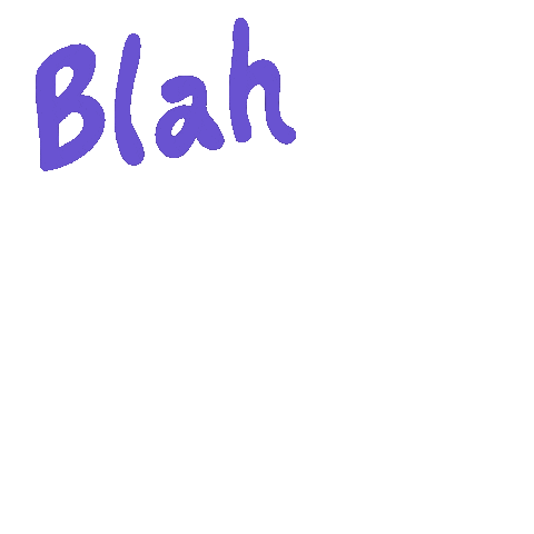 Talking Blah Blah Blah Sticker for iOS & Android | GIPHY