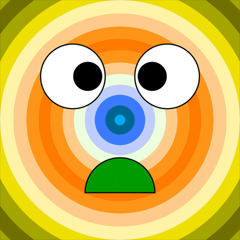 Art Cross Eyed GIF by Jen Stark - Find & Share on GIPHY