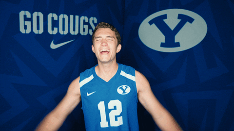 Lets Go Sport GIF by BYU Cougars - Find & Share on GIPHY
