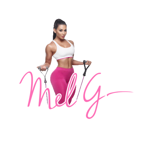 Melg Sticker by MEL G FIT for iOS & Android | GIPHY