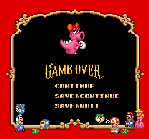 Mario Game Over Gif