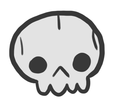 Head Skull Sticker by sketchnate for iOS & Android | GIPHY