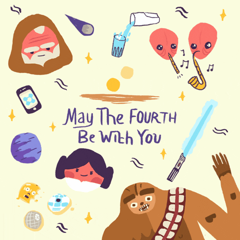 May The Fourth Be With You Star Wars GIF by Dots - Find & Share on GIPHY