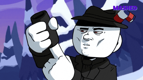 Bang Bang Animation GIF by Mashed - Find & Share on GIPHY