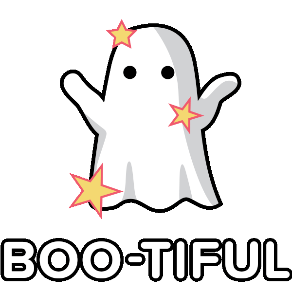 Ghost Boo Sticker by Freeman Beauty for iOS & Android | GIPHY