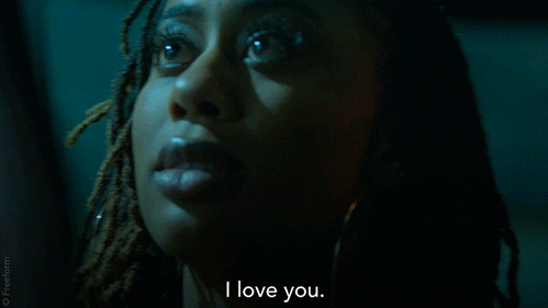 I Love You Reaction GIF by Good Trouble - Find & Share on GIPHY
