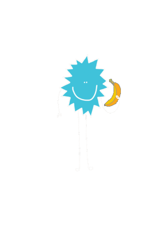 Happy Banana Peel Sticker by Mamaka Bowls for iOS & Android | GIPHY