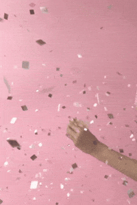 Throwing Confetti Animated Gif