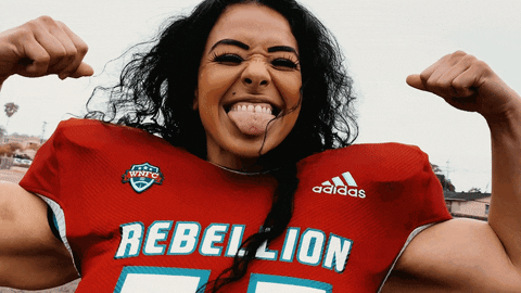 Happy Womens Football GIF by Women's National Football Conference ...