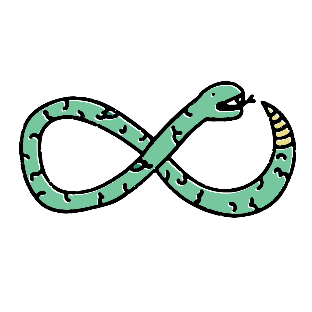 Snake Infinity Sticker by joelkirschenbaum for iOS & Android | GIPHY