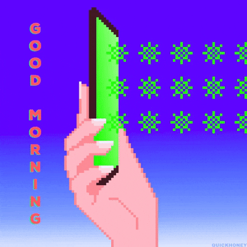 Good Morning Pixel GIF by PEEKASSO - Find & Share on GIPHY
