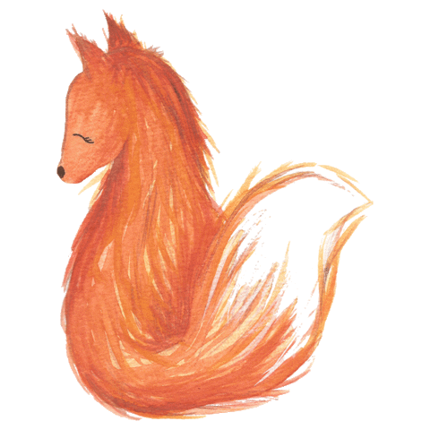 Fox Fuchs Sticker by Lilies Berlin for iOS & Android | GIPHY