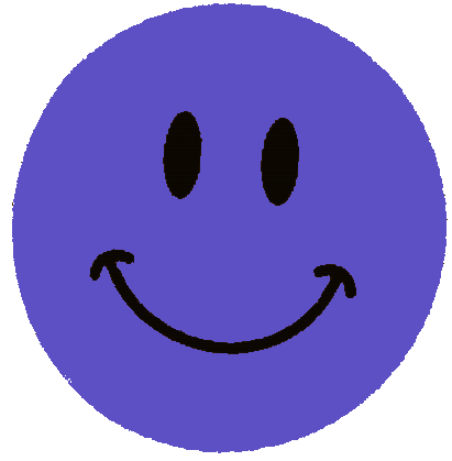 Purple Happy Face