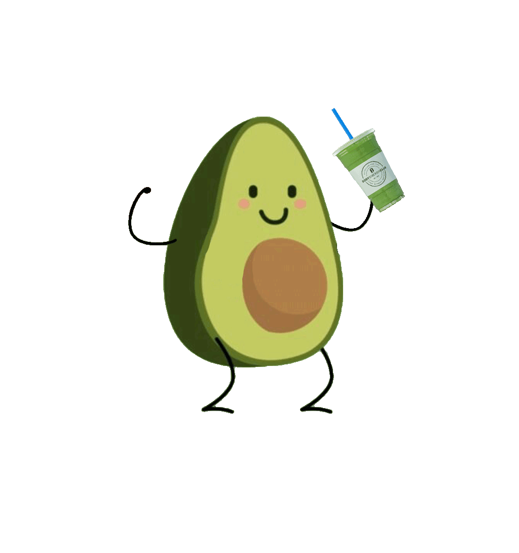 Avocado Smoothie Sticker by Body Energy Club for iOS & Android | GIPHY