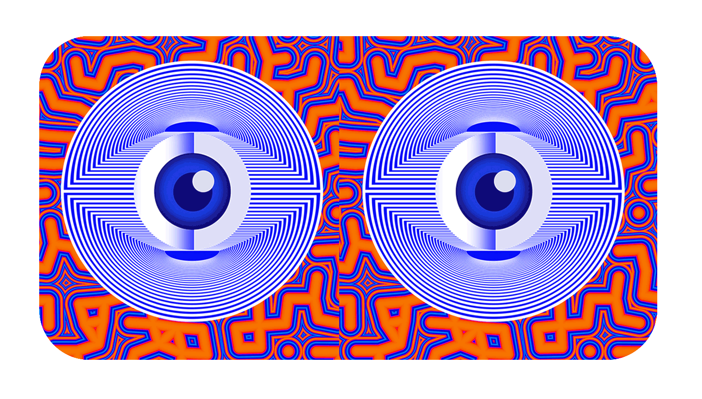 Glitch Eyes Sticker by Wallen Diaz for iOS & Android | GIPHY