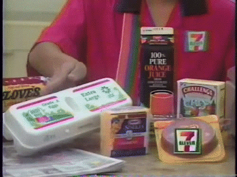 New trending GIF tagged 90s commercial 711 vaporwave… | Trending Gifs