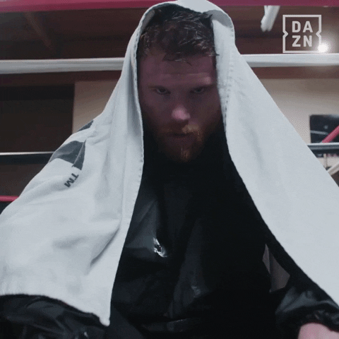 Sweating Canelo Alvarez GIF by DAZN USA - Find & Share on GIPHY