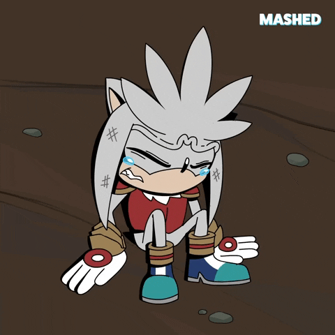 Sad Silver The Hedgehog GIF by Mashed - Find & Share on GIPHY